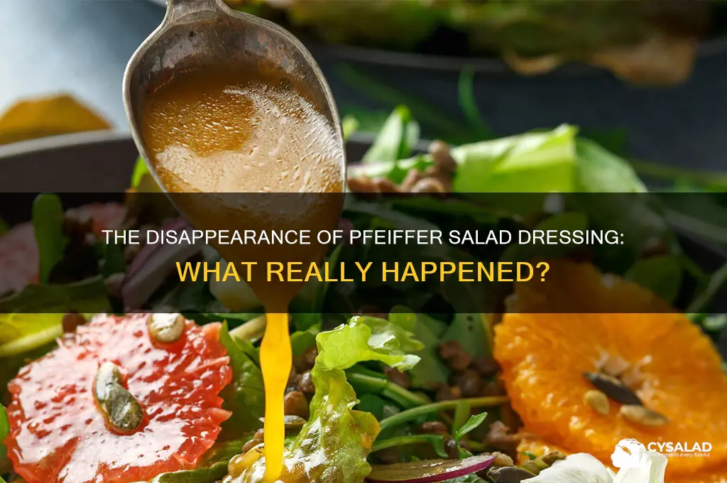 The Disappearance Of Pfeiffer Salad Dressing: What Really Happened ...