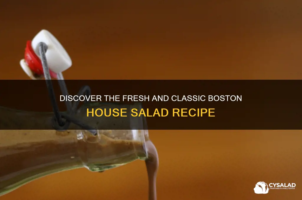 Discover The Fresh And Classic Boston House Salad Recipe | CySalad