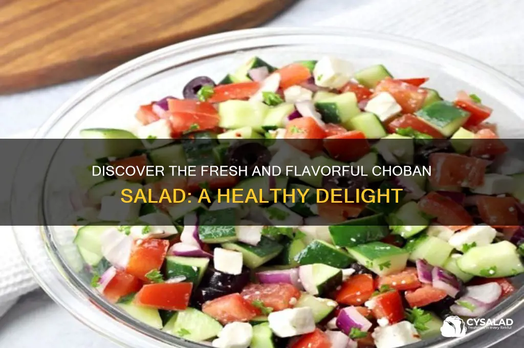 Discover The Fresh And Flavorful Choban Salad: A Healthy Delight | CySalad