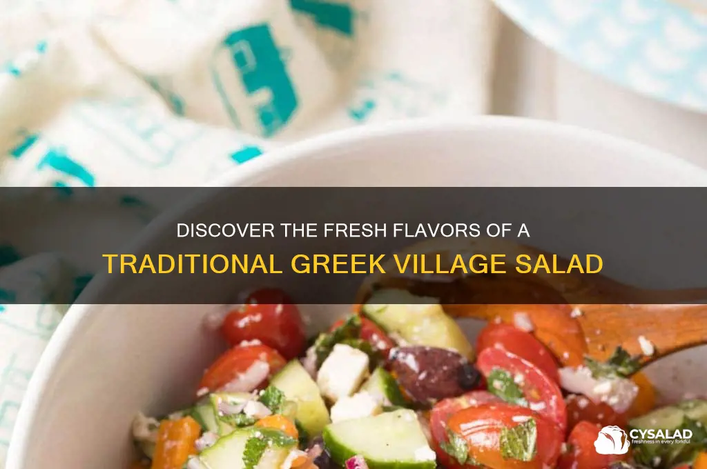 Discover The Fresh Flavors Of A Traditional Greek Village Salad | CySalad