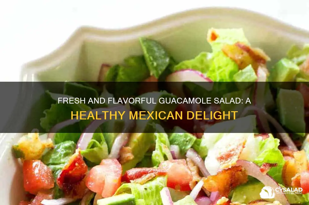 Fresh And Flavorful Guacamole Salad: A Healthy Mexican Delight | CySalad