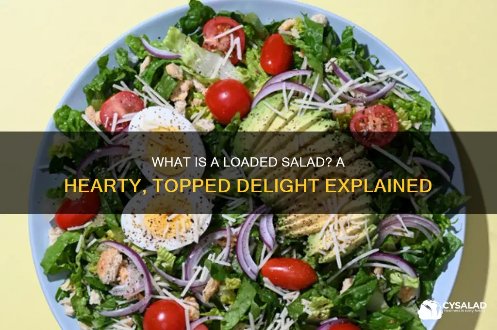 What Is A Loaded Salad? A Hearty, Topped Delight Explained | CySalad