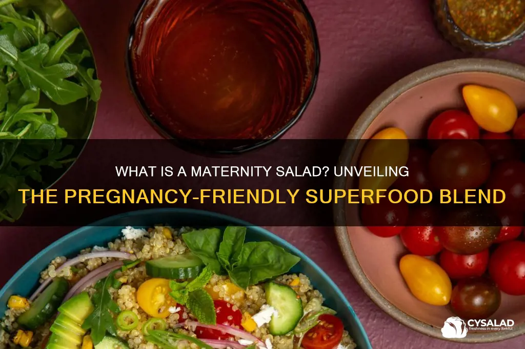 What Is A Maternity Salad? Unveiling The Pregnancy-Friendly Superfood ...