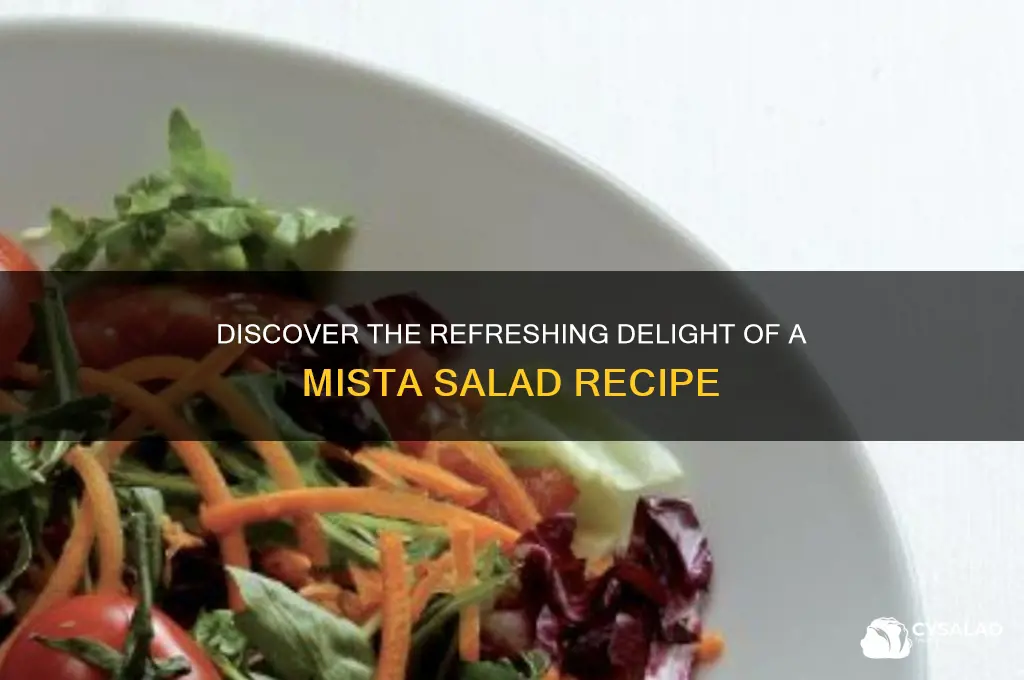 Discover The Refreshing Delight Of A Mista Salad Recipe | CySalad
