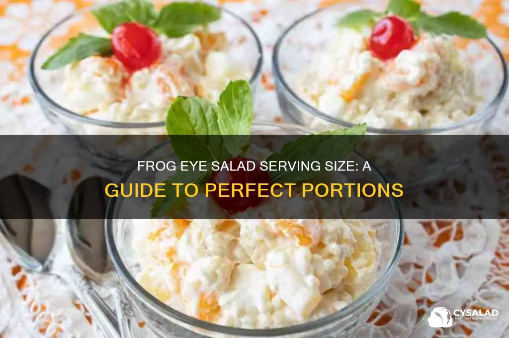 Frog Eye Salad Serving Size: A Guide To Perfect Portions | CySalad