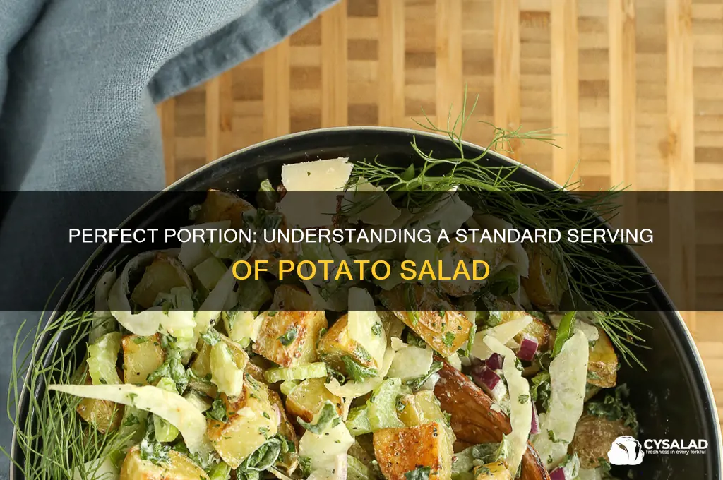 Perfect Portion: Understanding A Standard Serving Of Potato Salad | CySalad