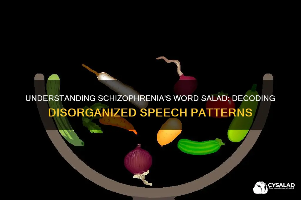 Understanding Schizophrenia's Word Salad: Decoding Disorganized Speech ...
