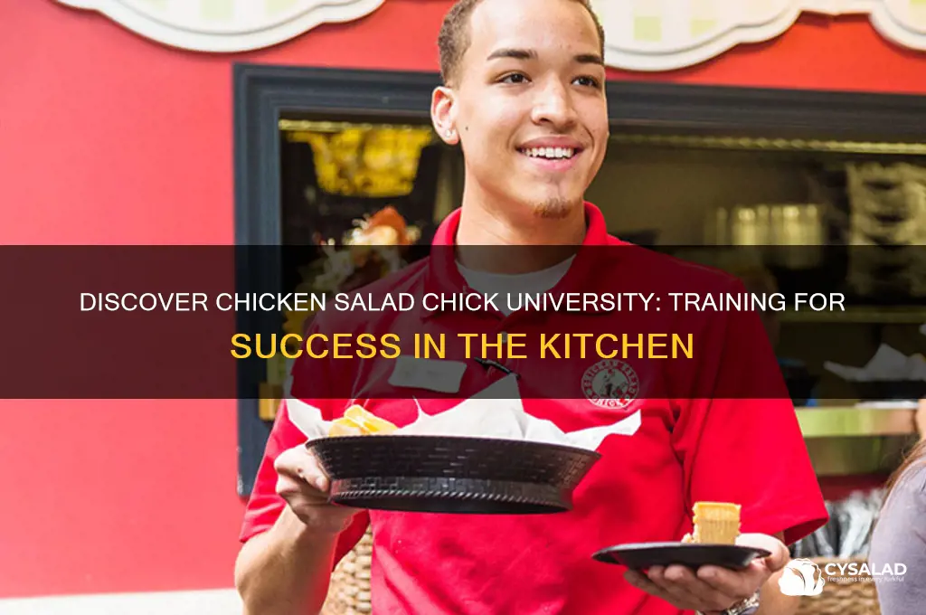 Discover Chicken Salad Chick University: Training For Success In The ...