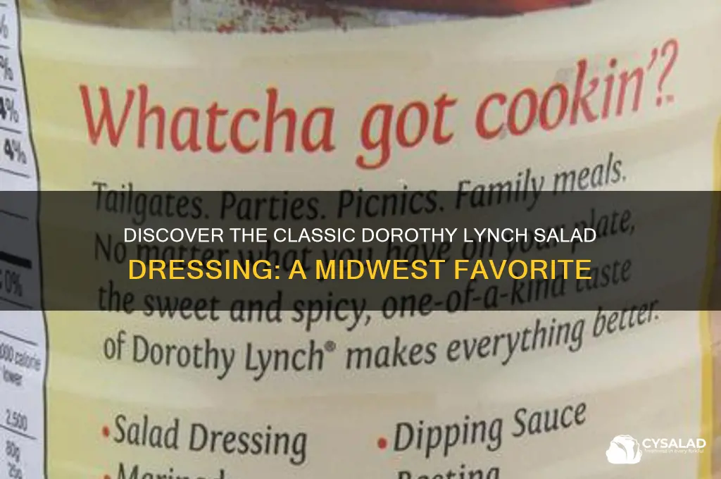 Discover The Classic Dorothy Lynch Salad Dressing: A Midwest Favorite ...