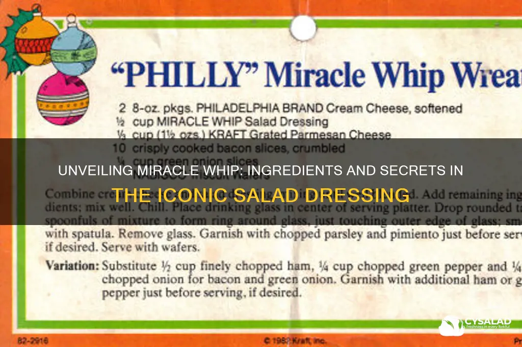 Unveiling Miracle Whip: Ingredients And Secrets In The Iconic Salad ...