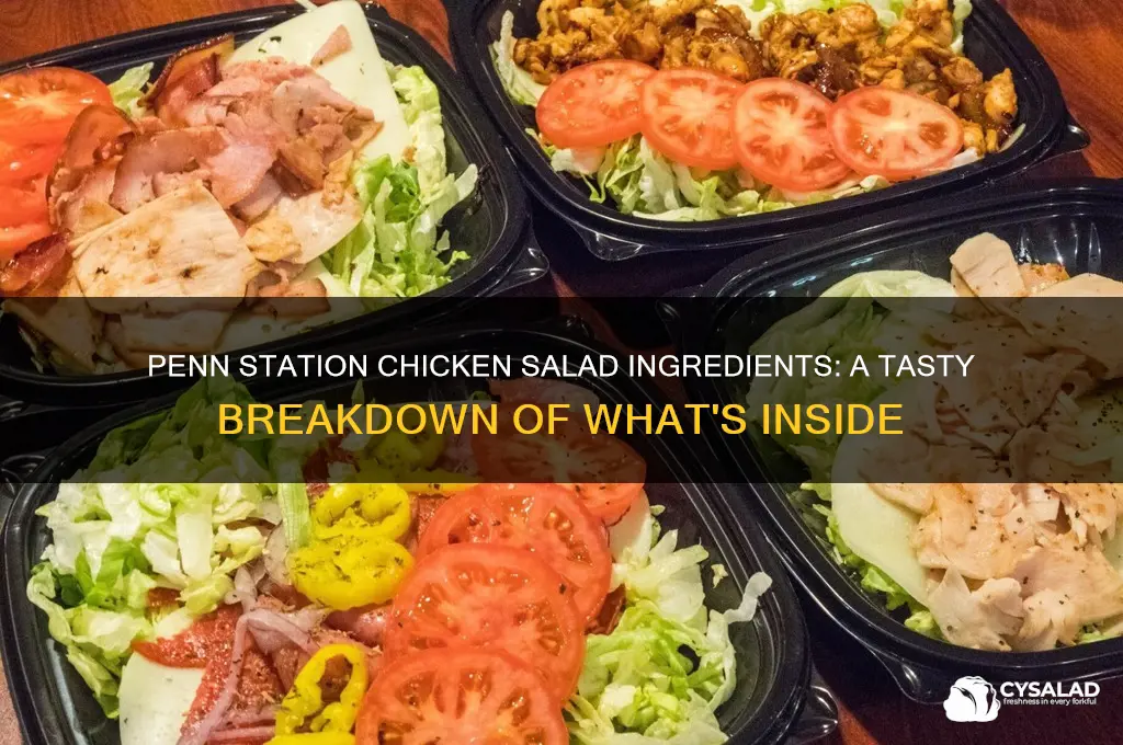 Penn Station Chicken Salad Ingredients: A Tasty Breakdown Of What's ...
