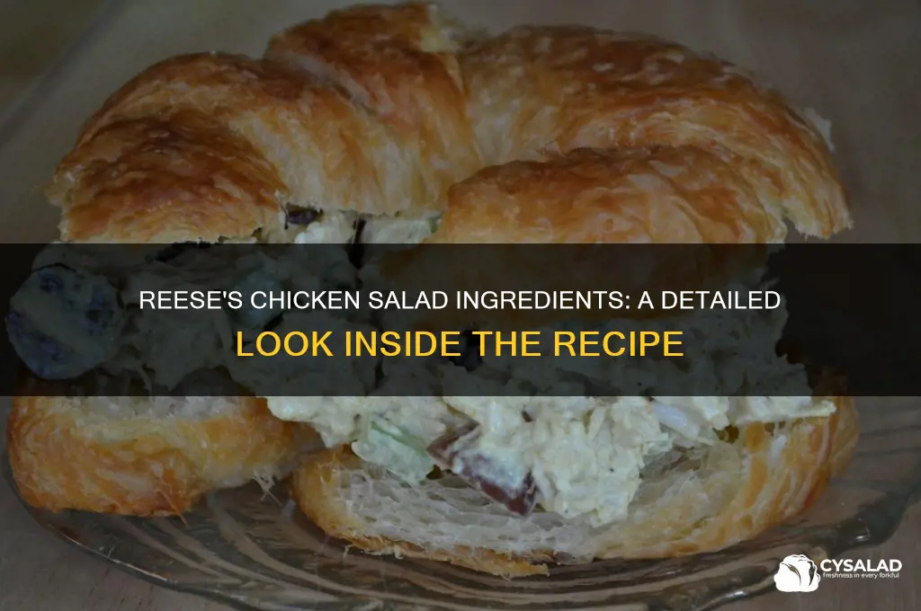 Reese's Chicken Salad Ingredients: A Detailed Look Inside The Recipe ...