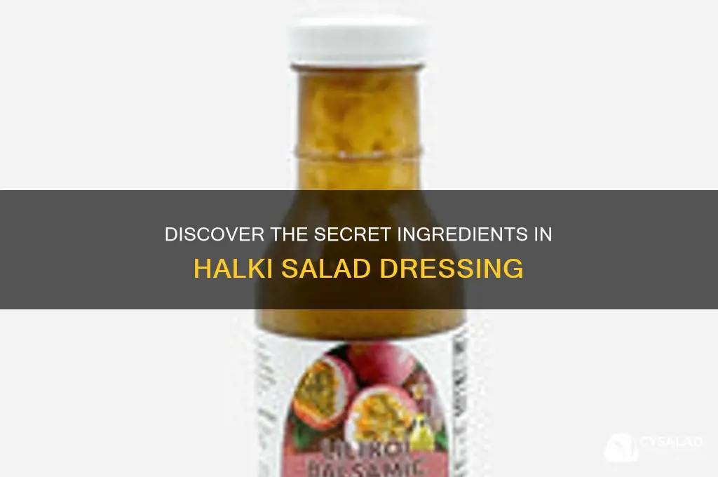 Discover The Secret Ingredients In Halki Salad Dressing | CySalad