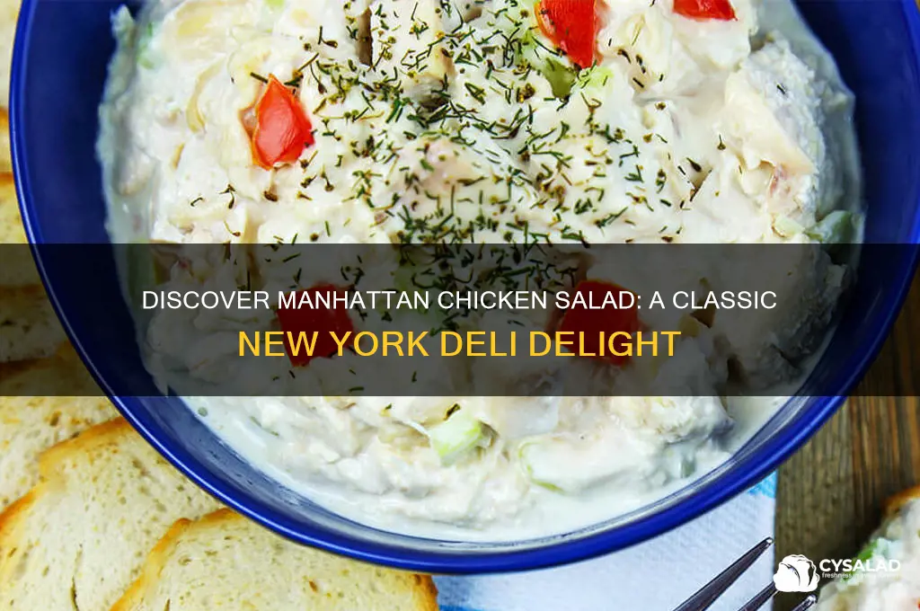 Discover Manhattan Chicken Salad: A Classic New York Deli Delight | CySalad
