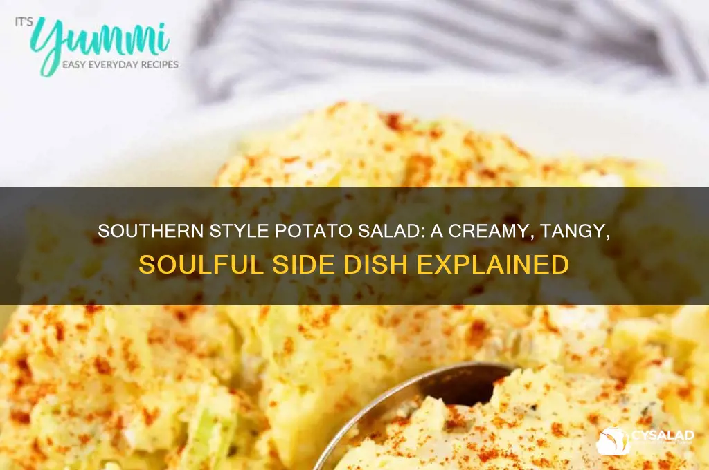 Southern Style Potato Salad: A Creamy, Tangy, Soulful Side Dish ...