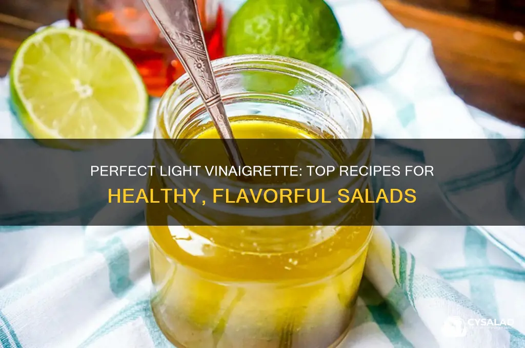 Perfect Light Vinaigrette: Top Recipes For Healthy, Flavorful Salads ...