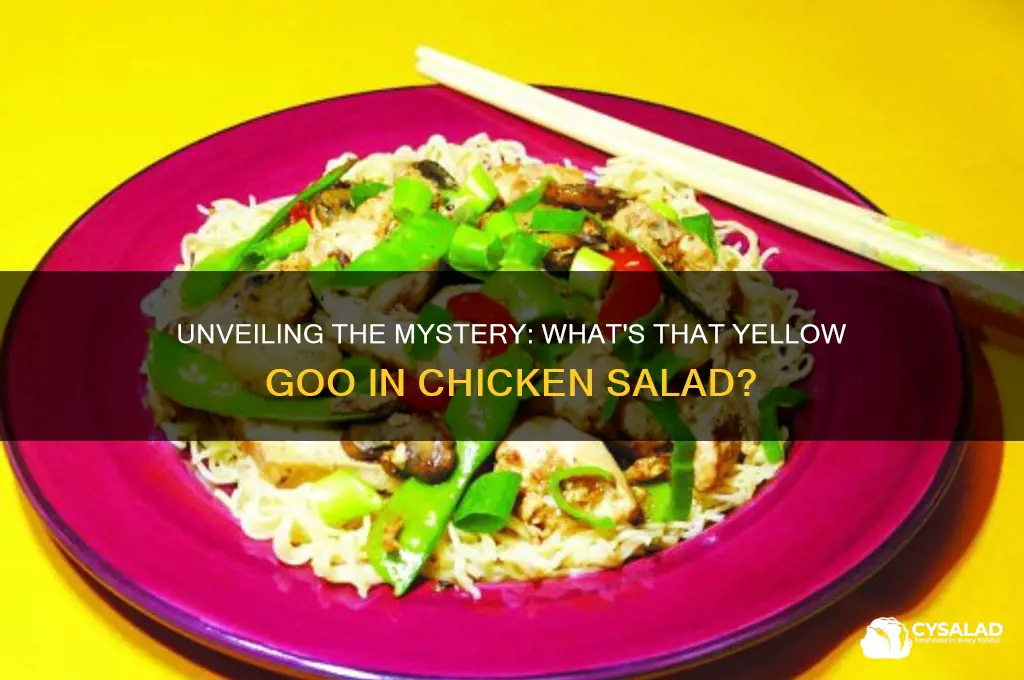 Unveiling The Mystery: What's That Yellow Goo In Chicken Salad? | CySalad