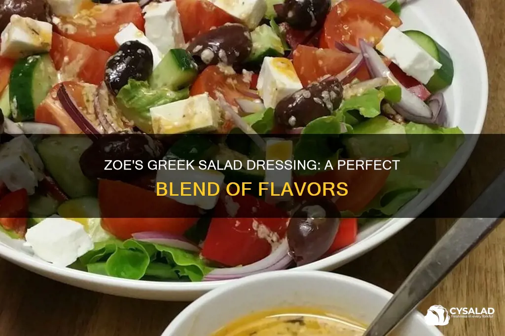 Zoe's Greek Salad Dressing: A Perfect Blend Of Flavors | CySalad