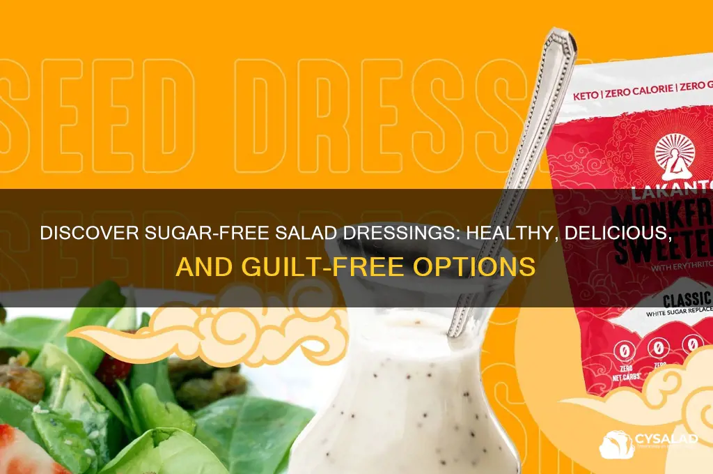 Discover Sugar-Free Salad Dressings: Healthy, Delicious, And Guilt-Free ...