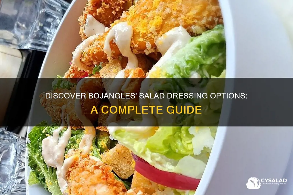 Discover Bojangles' Salad Dressing Options: A Complete Guide | CySalad