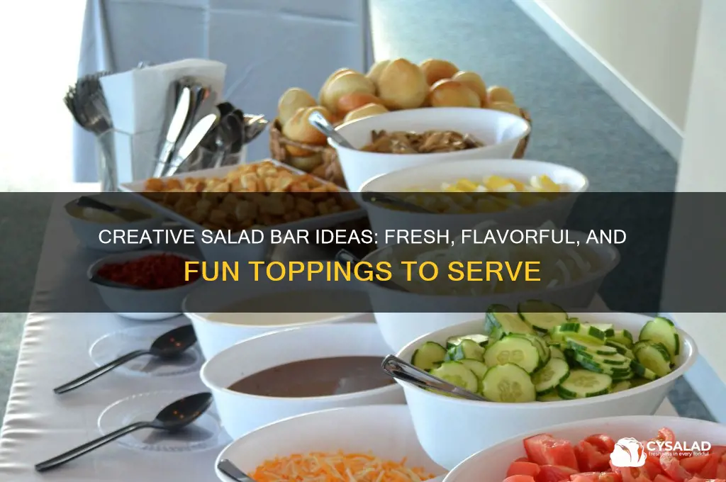 Creative Salad Bar Ideas: Fresh, Flavorful, And Fun Toppings To Serve ...
