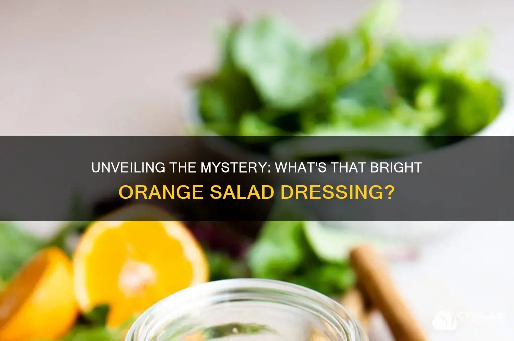 Unveiling The Mystery: What's That Bright Orange Salad Dressing? | CySalad