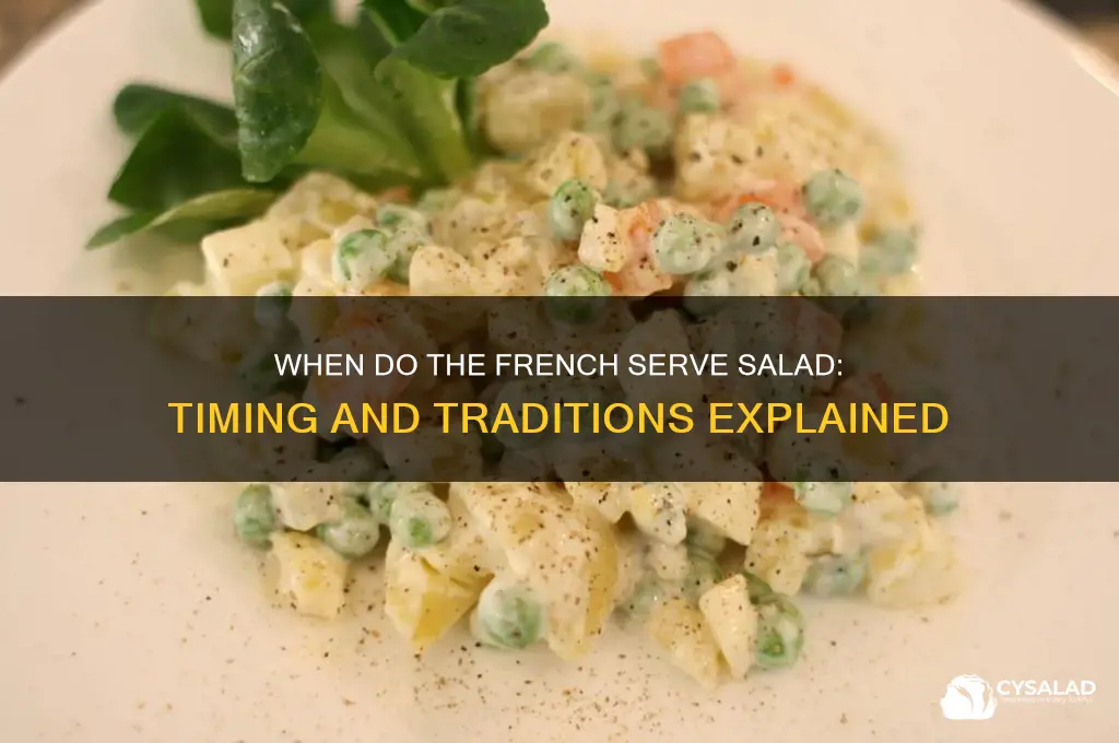 When Do The French Serve Salad: Timing And Traditions Explained | CySalad