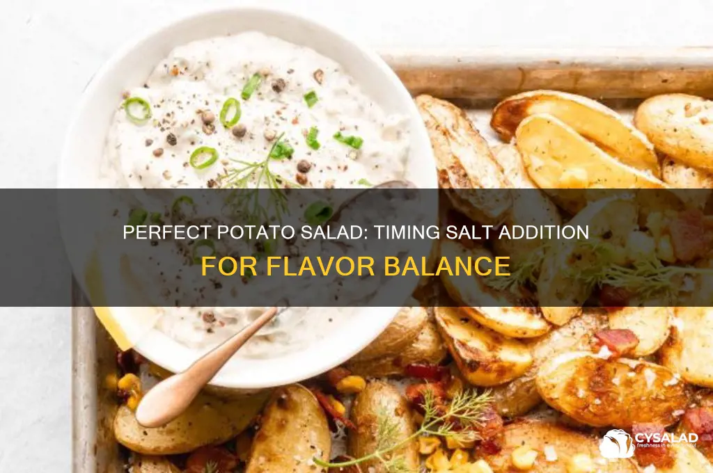 Perfect Potato Salad: Timing Salt Addition For Flavor Balance | CySalad