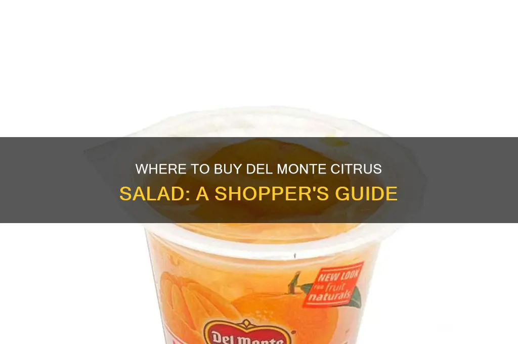 Where To Buy Del Monte Citrus Salad: A Shopper's Guide | CySalad