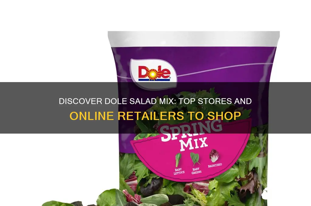 Discover Dole Salad Mix: Top Stores And Online Retailers To Shop | CySalad