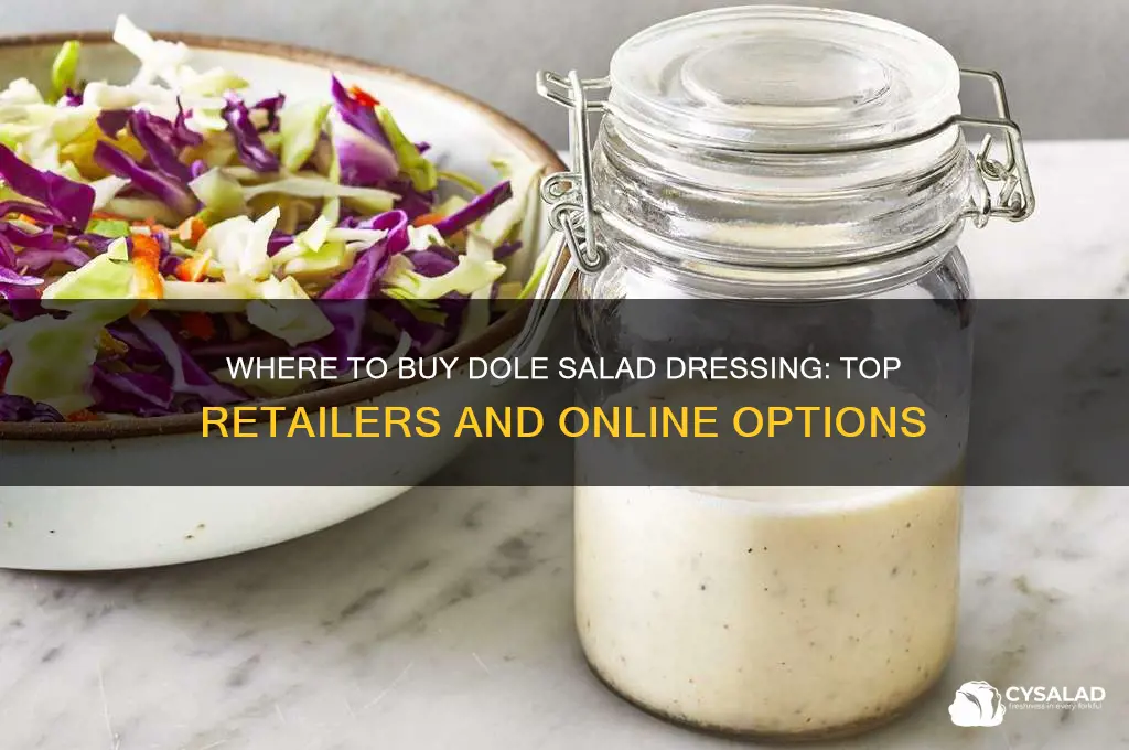 Where To Buy Dole Salad Dressing: Top Retailers And Online Options ...