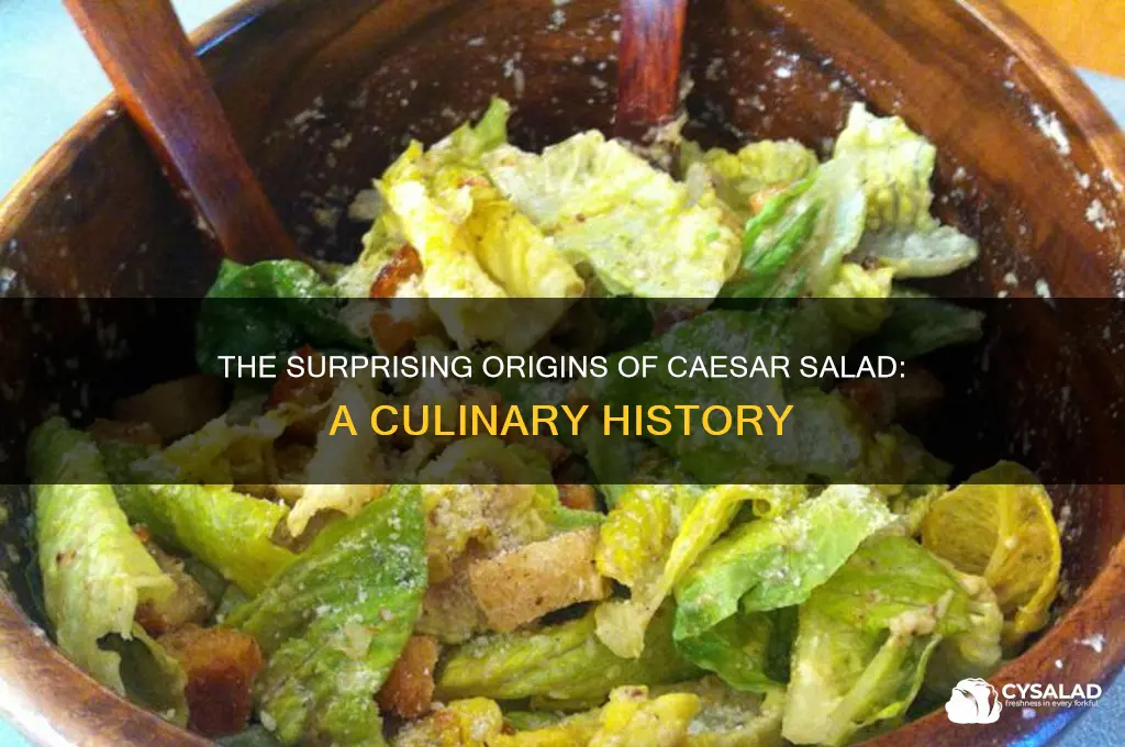 The Surprising Origins Of Caesar Salad: A Culinary History | CySalad