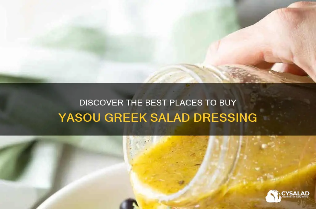 Discover The Best Places To Buy Yasou Greek Salad Dressing | CySalad