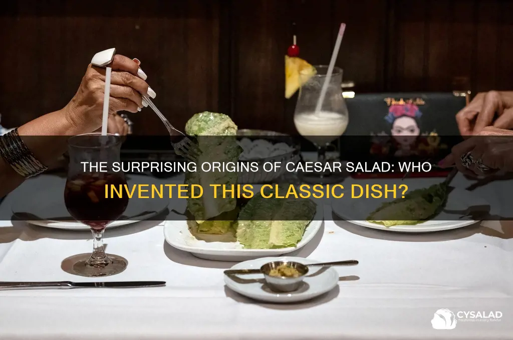 The Surprising Origins Of Caesar Salad: Who Invented This Classic Dish ...
