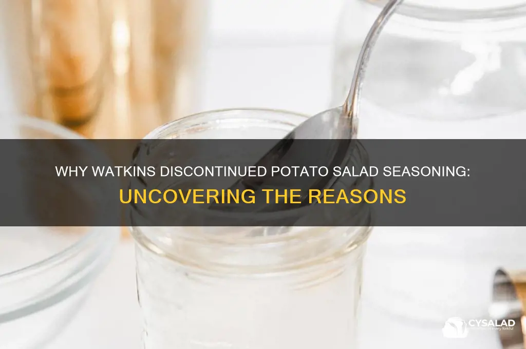 Why Watkins Discontinued Potato Salad Seasoning: Uncovering The Reasons ...
