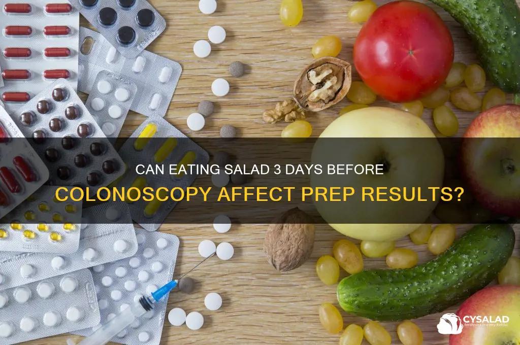 Can Eating Salad 3 Days Before Colonoscopy Affect Prep Results? | CySalad